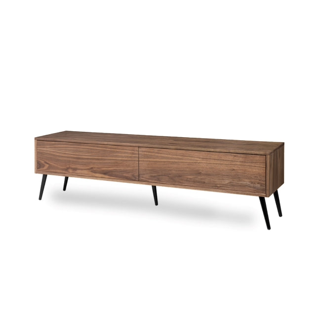 American Walnut Veneer & Solid American Walnut Slatted Backboard Colou