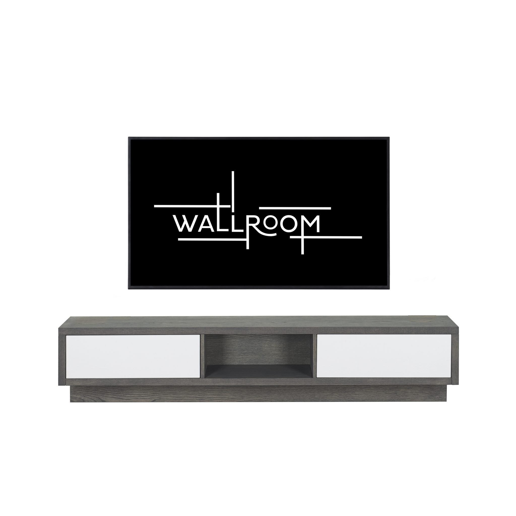 Wedge Floating Shelf Under TV | Ample Storage | Clutter-Free
